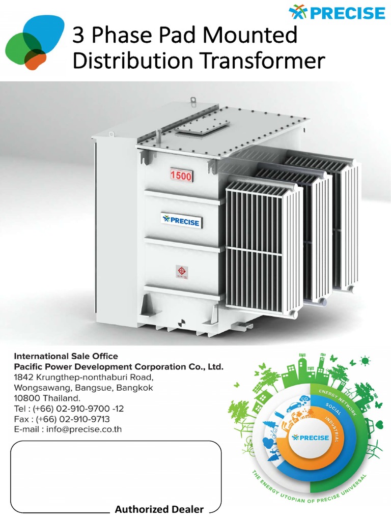 3 Phase Pad Mount Distribution Transformer Rev1 | PDF