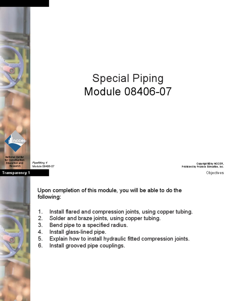 Special Piping: Module 08406-07 | PDF | Pipe (Fluid Conveyance) | Materials