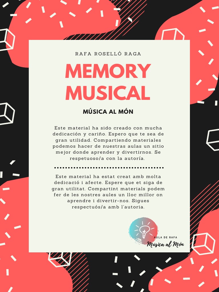 MEMORY MUSICAL. Musicalmon | PDF