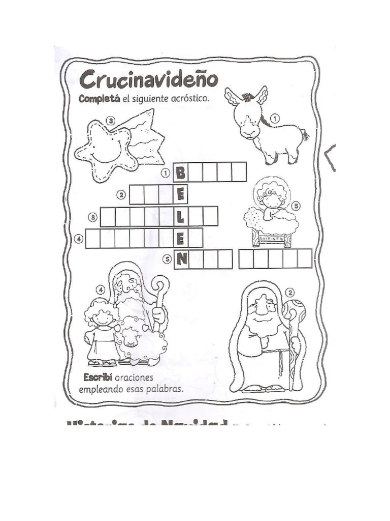 Crucigramas de Navidad | PDF