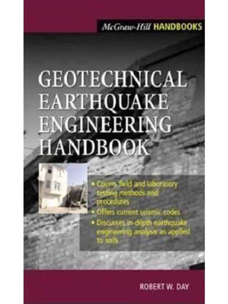 GeoTechnical Earthquake Engineering Handbook. | PDF