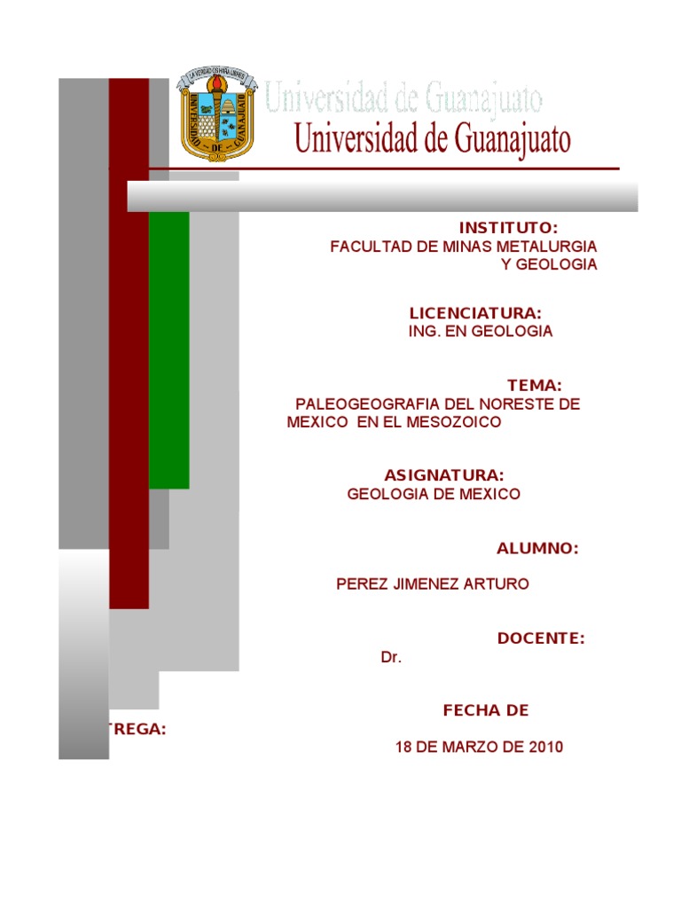 Apertura Del Golfo Geo Mex | PDF | Cretáceo | Falla (geología)