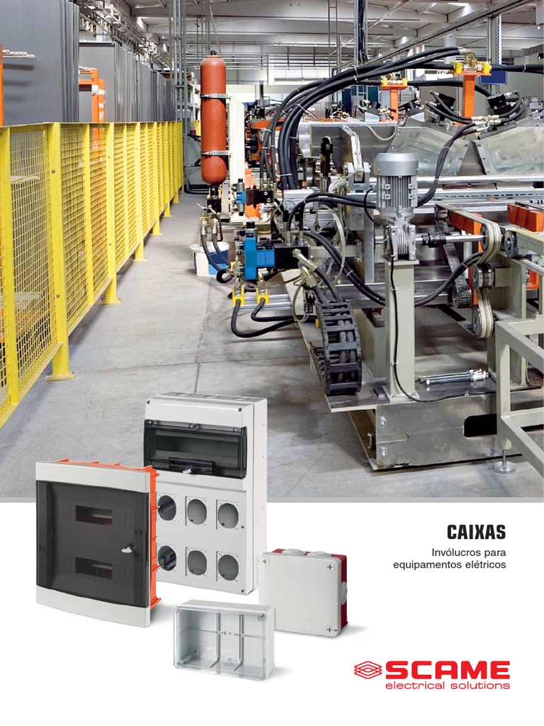 Scame - Caixas | PDF | Fiação elétrica | Engenharia Civil