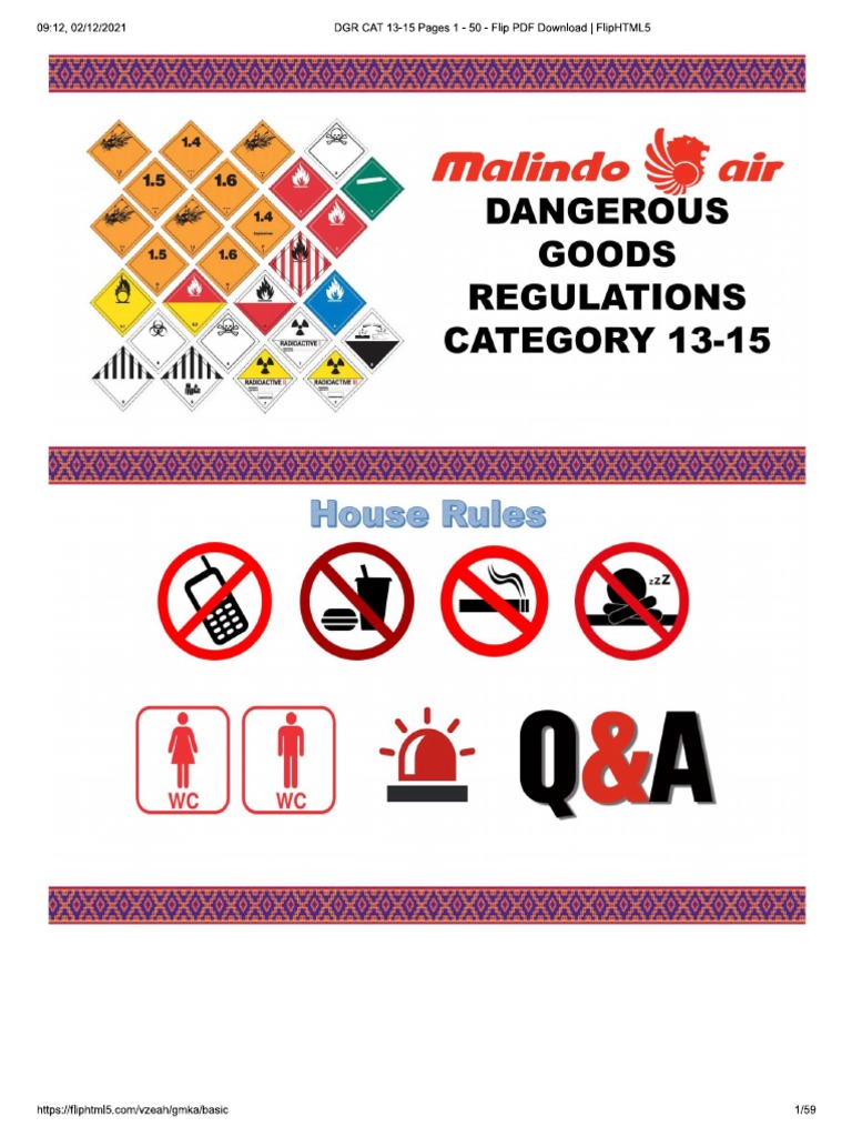 IATA Dangerous Book | PDF