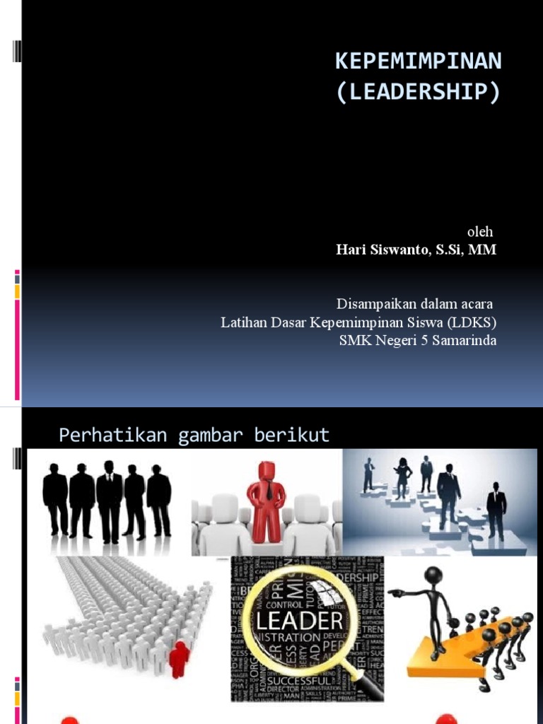 Materi Latihan Dasar Kepemimpinan | PDF