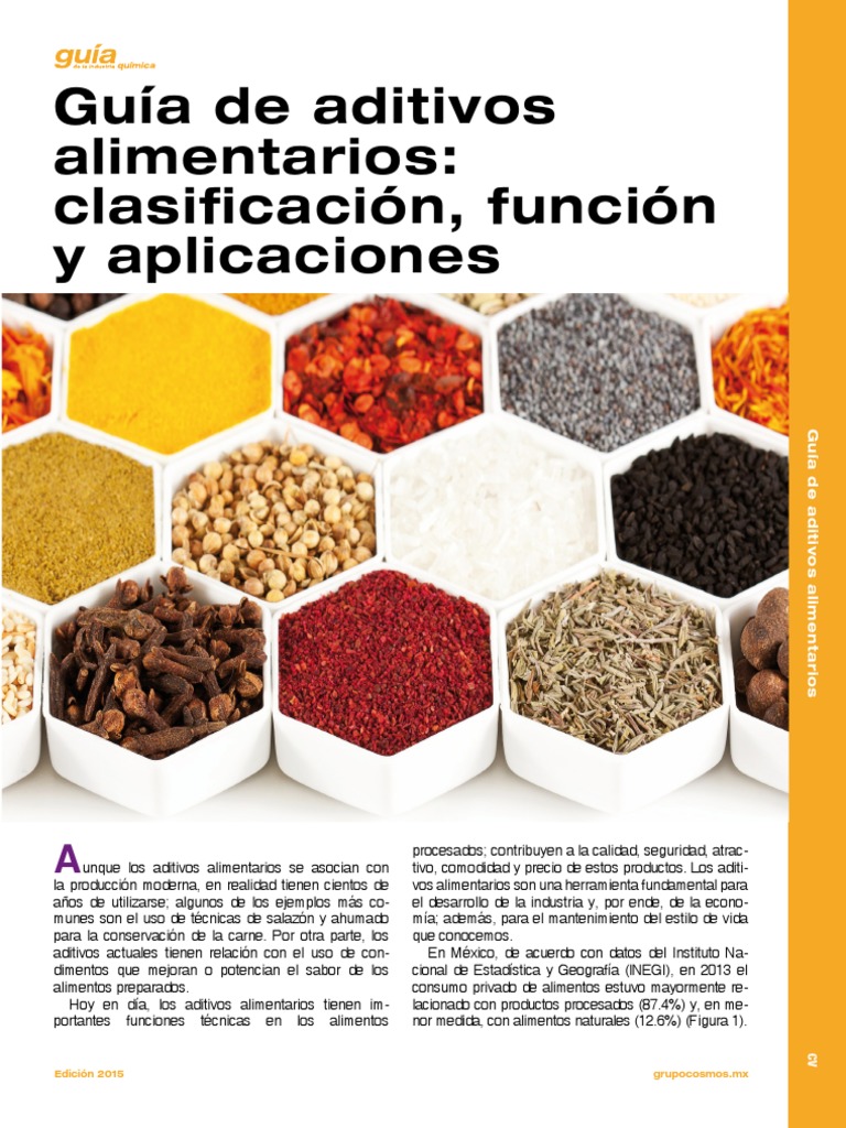 Aditivos Alimentarios | PDF | Alimentos | Cereales