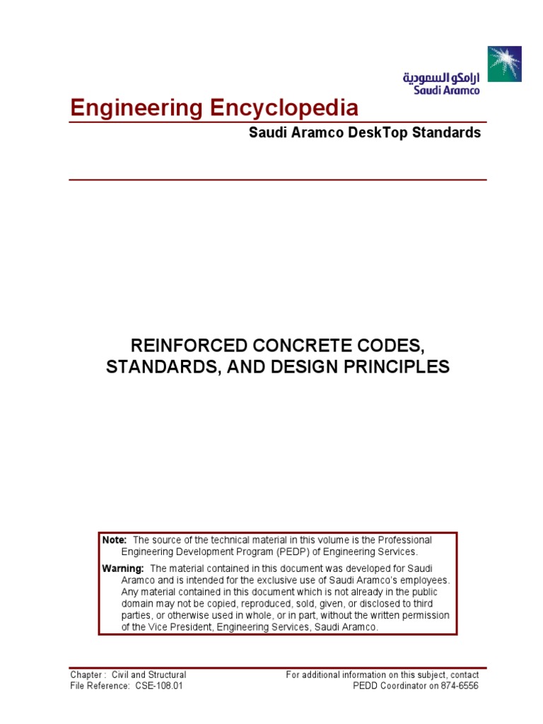 CSE 108.01 Reinforced Concrete Codes, Standards and Design P | Download ...
