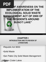 Questionnaire | PDF | Waste Management | Municipal Solid Waste