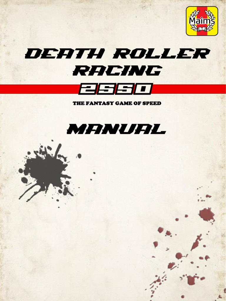 Death Roller Racing 2550 V1.03 | PDF | Dice | Collision