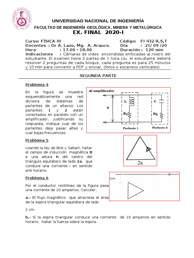Problema 3 Fisica III | PDF