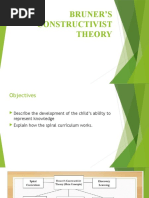 Bruner's Constructivist Theory | PDF | Philosophy Of Education | Curriculum