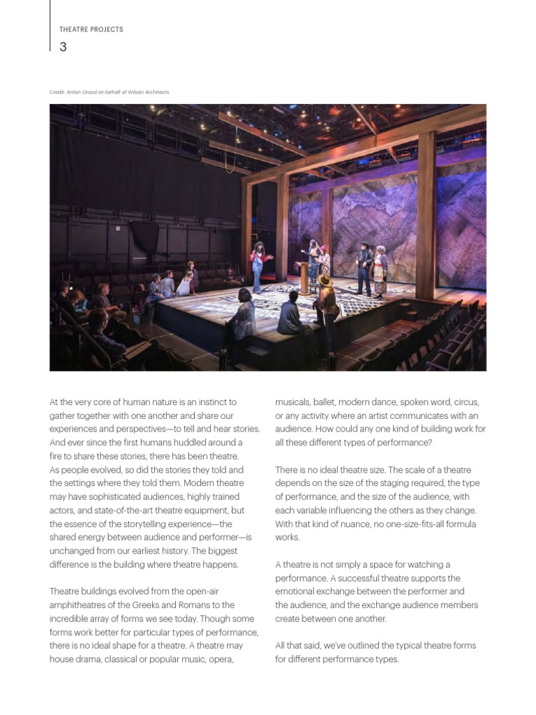 Types-Forms of Theatre Space | PDF | Theatre | Entertainment