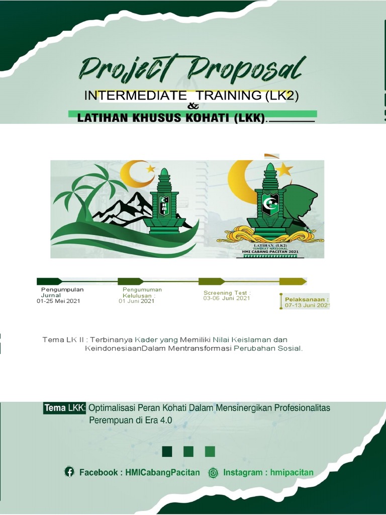 Proposal LK2 - Dan - LKK - Hmi Cabang Pacitan 1 | PDF