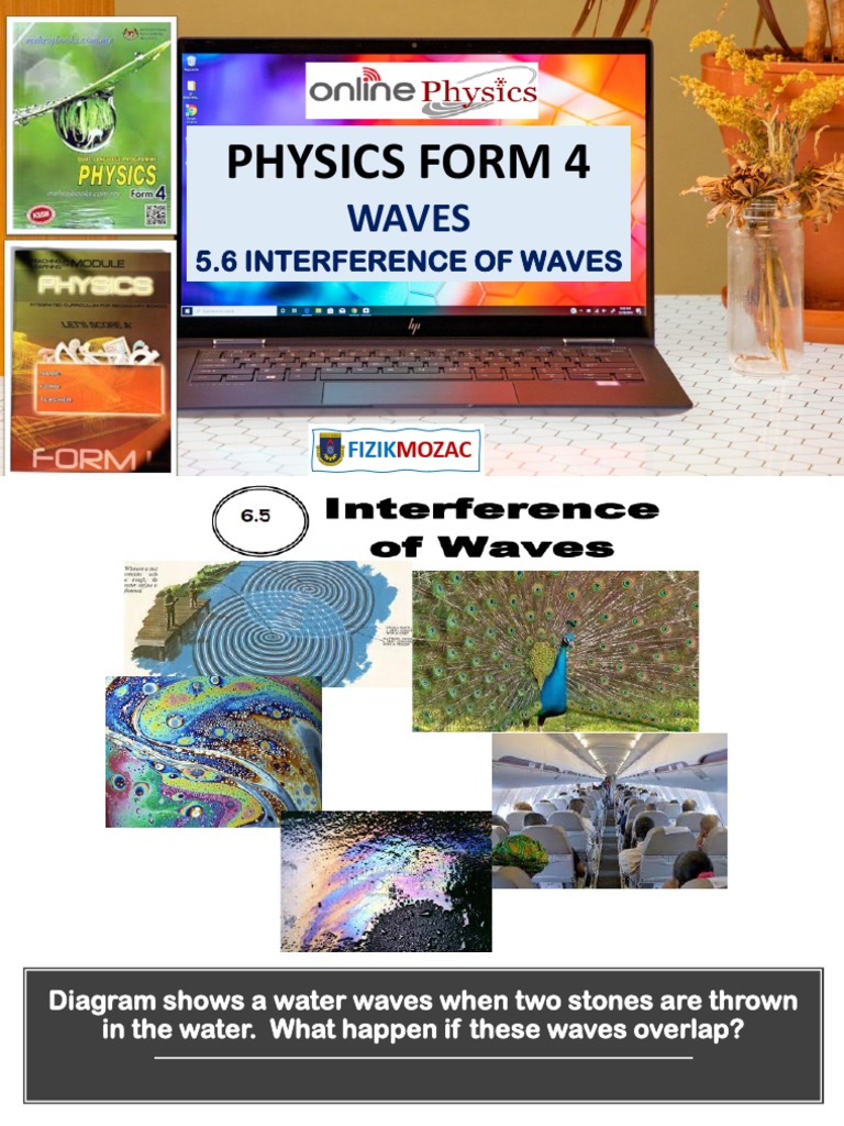 5.6 Interference of Waves Notes 2021 | PDF | Waves | Wavelength