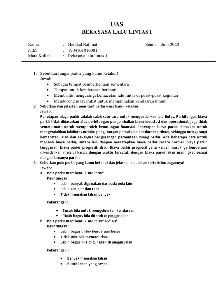 Contoh Soal RLL | PDF