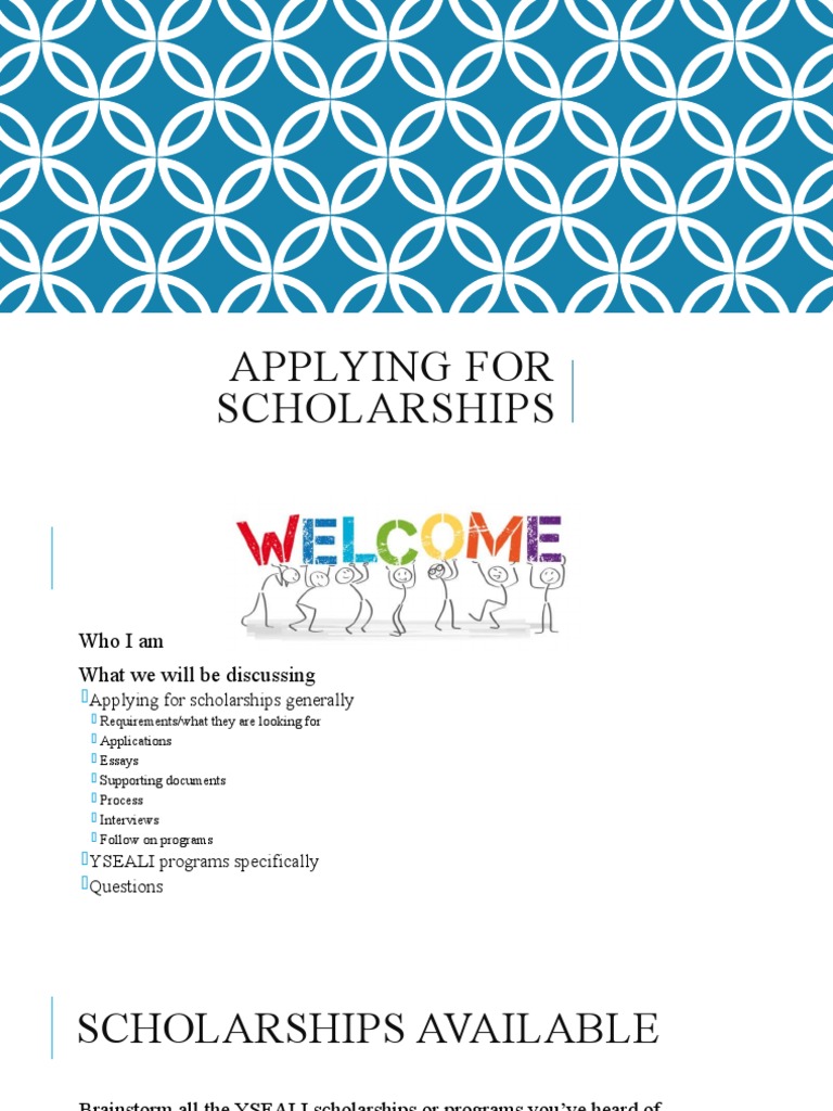 Applying For YSEALI Scholarships | PDF | Essays | University