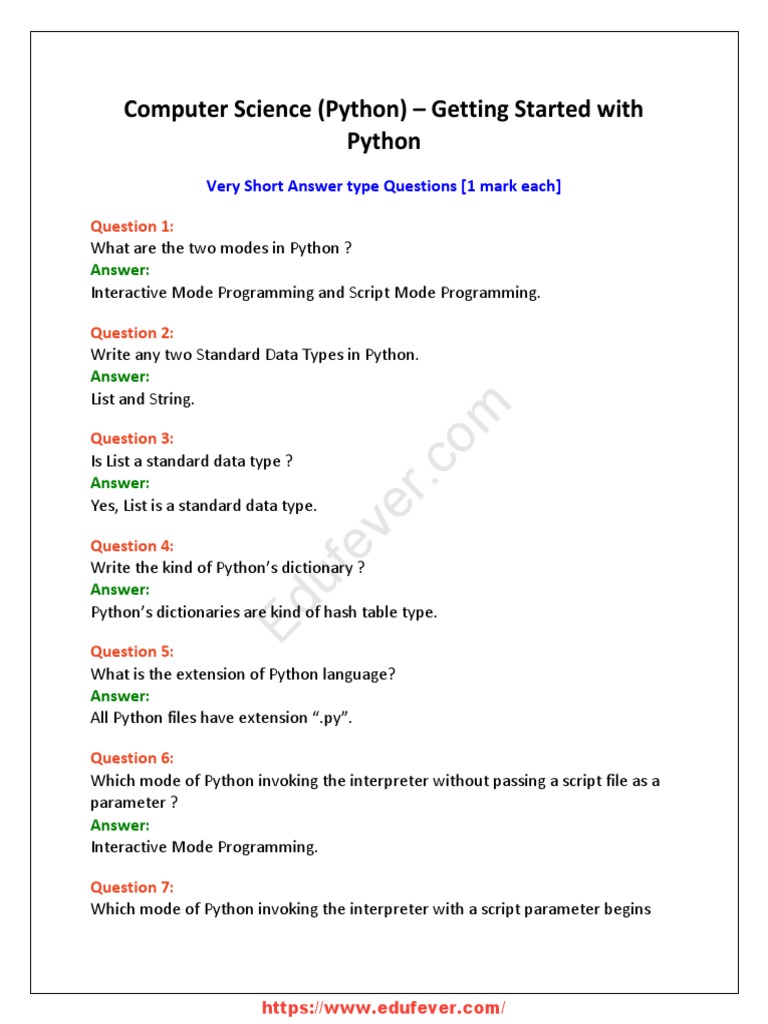 Getting Started With Python | PDF | Variable (Computer Science) | Array ...