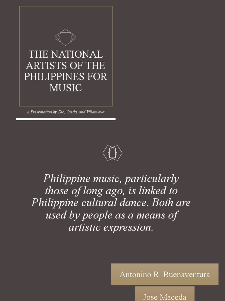 The National Artists of The Philippines For Music and Theater | PDF ...