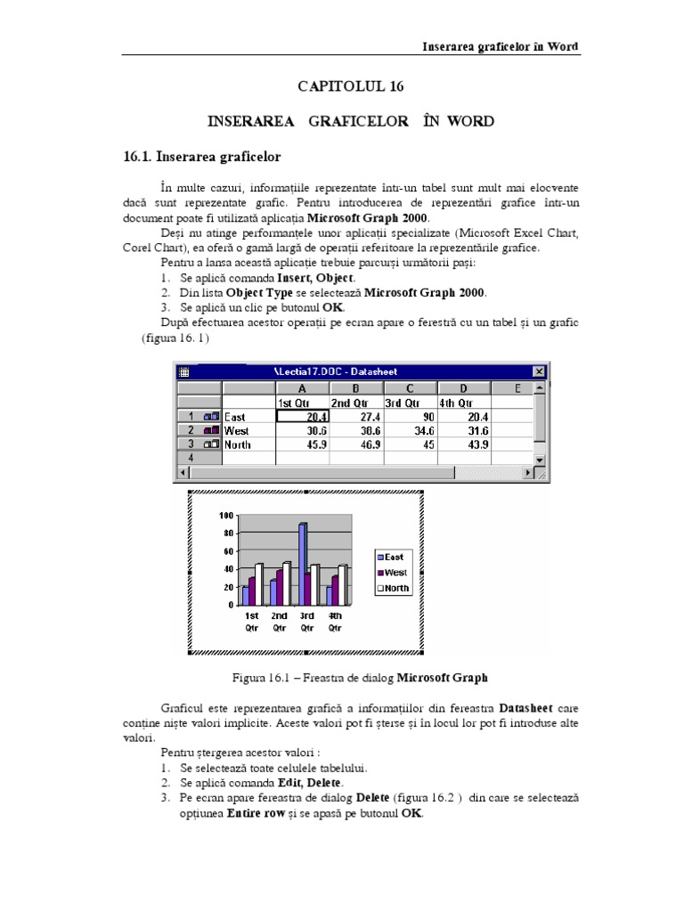 Capitolul 16 - Inserarea Graficelor in Word | PDF