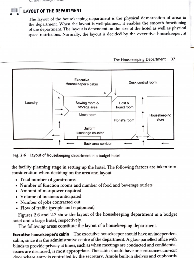 Physical Layout Well-Planned, Normally,: Layout Department Department ...
