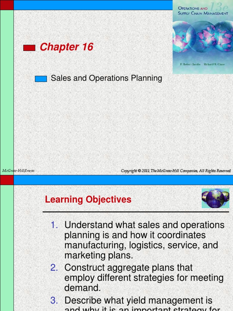 Sales and Operations Planning: Mcgraw-Hill/Irwin | PDF | Inventory ...