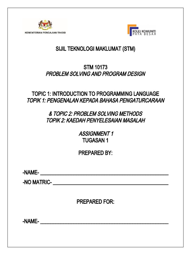 Soalan Assignment Stm10173 | PDF | Body Mass Index | Software Development