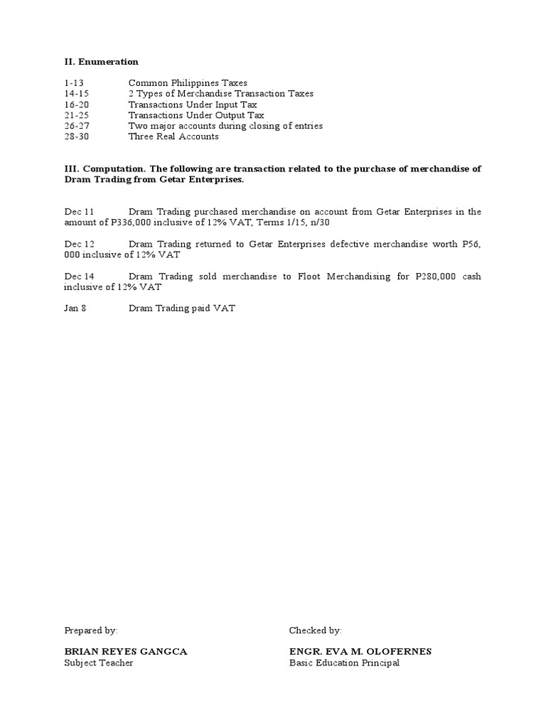 Acctg 1 5th Unit | PDF
