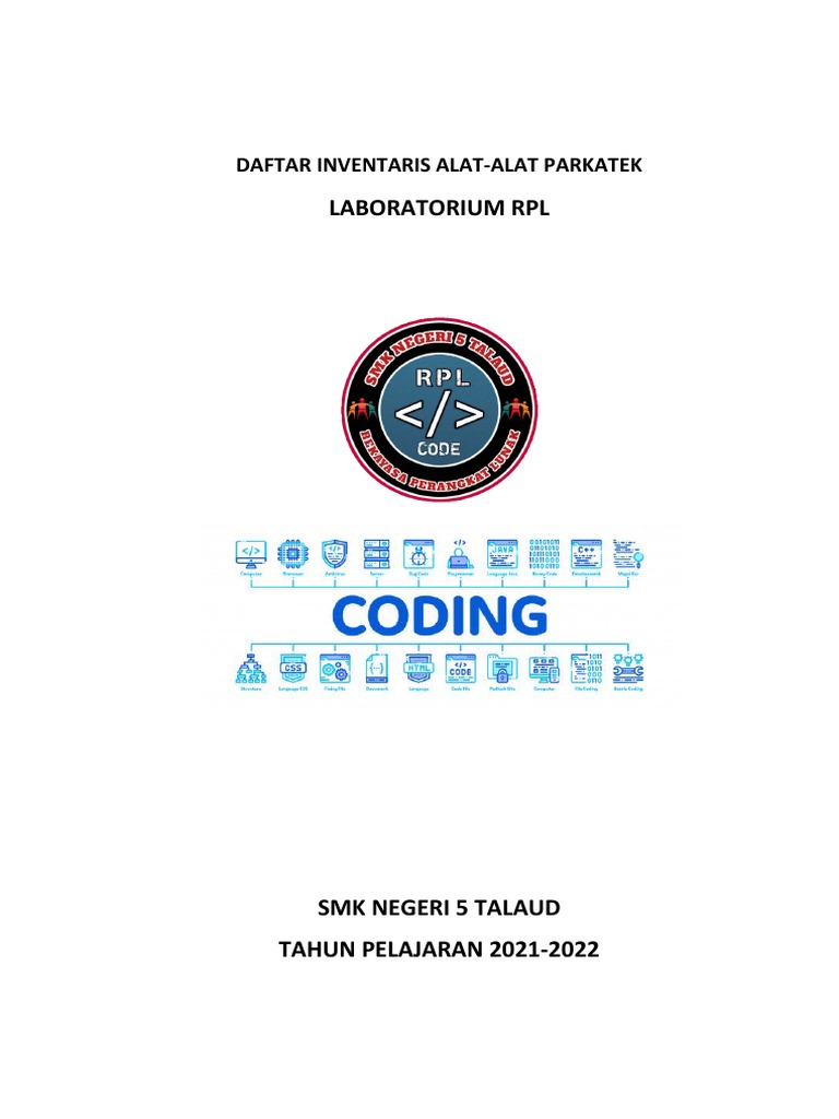 Daftar Inventaris Alat Praktek Lab RPL Cover | PDF