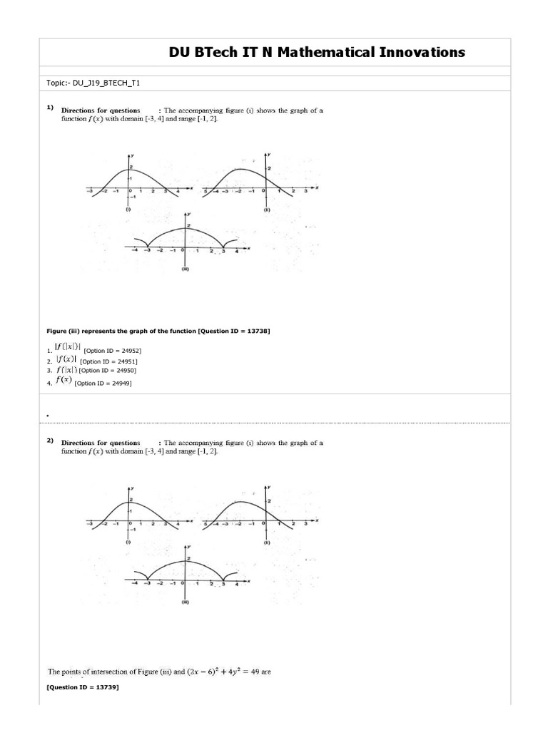 2019 Paper With Answer Key | PDF | Area | Mathematics