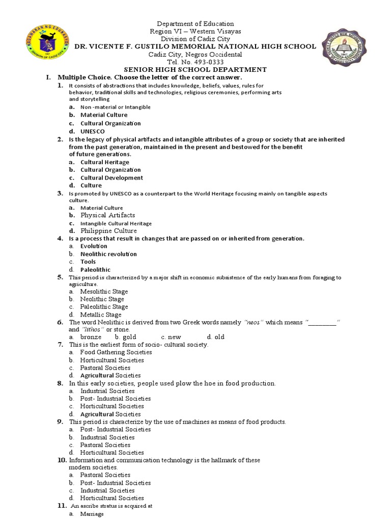 UCSP-Summative Module 4-6 For Print | PDF | Deviance (Sociology) | Society