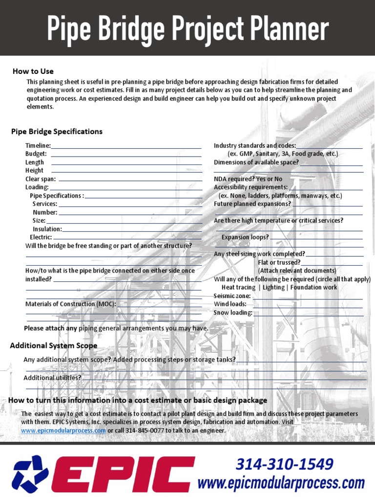 Pipe Bridge Design Sheet | PDF | Pipe (Fluid Conveyance ...