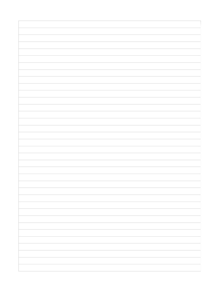 Garis Tulis Kertas A4 | PDF