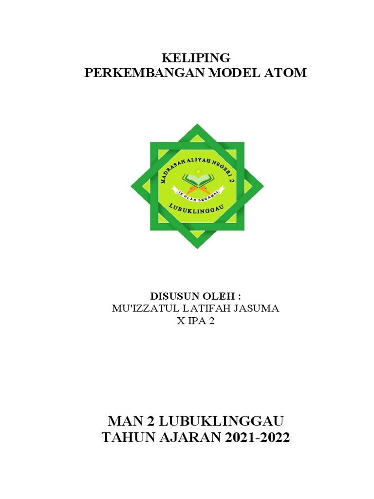 Keliping Atom 1 | PDF | Filsafat | Dewasa Muda