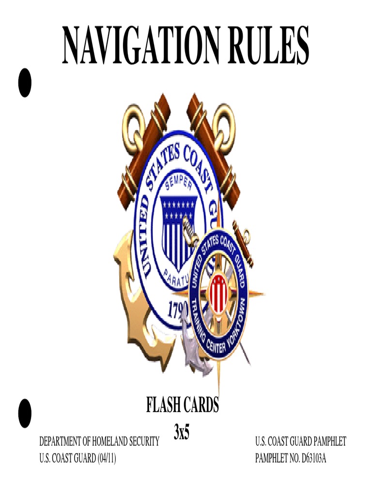 Nav Rules Flash Cards | PDF | Fishing Trawler | Shipping