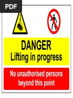 Lifting Plan Sample | PDF | Crane (Machine)