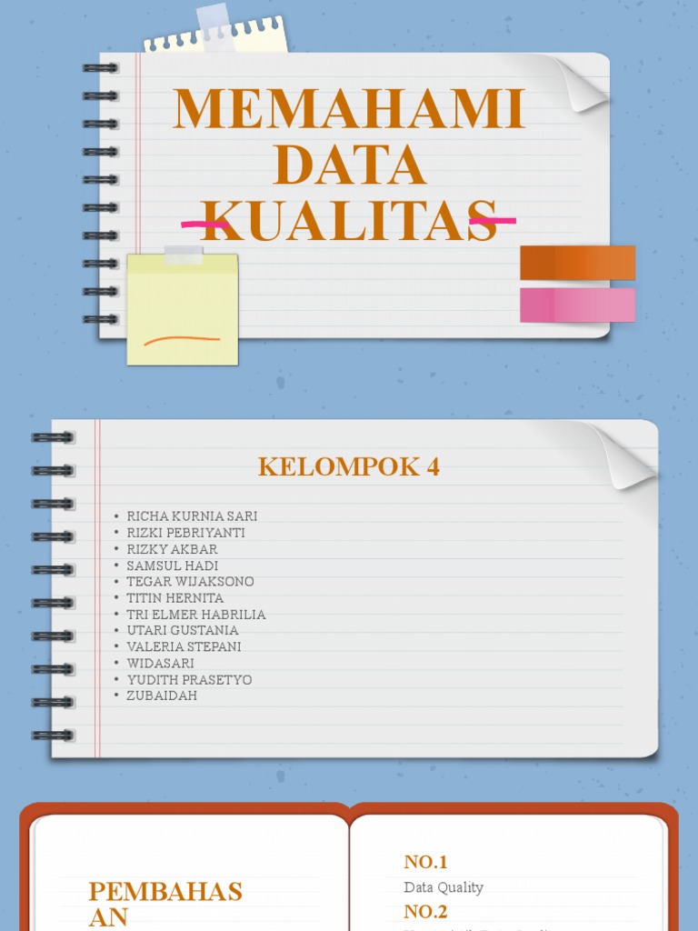 Memahami Kualitas Data | PDF Memahami Kualitas Data | PDF