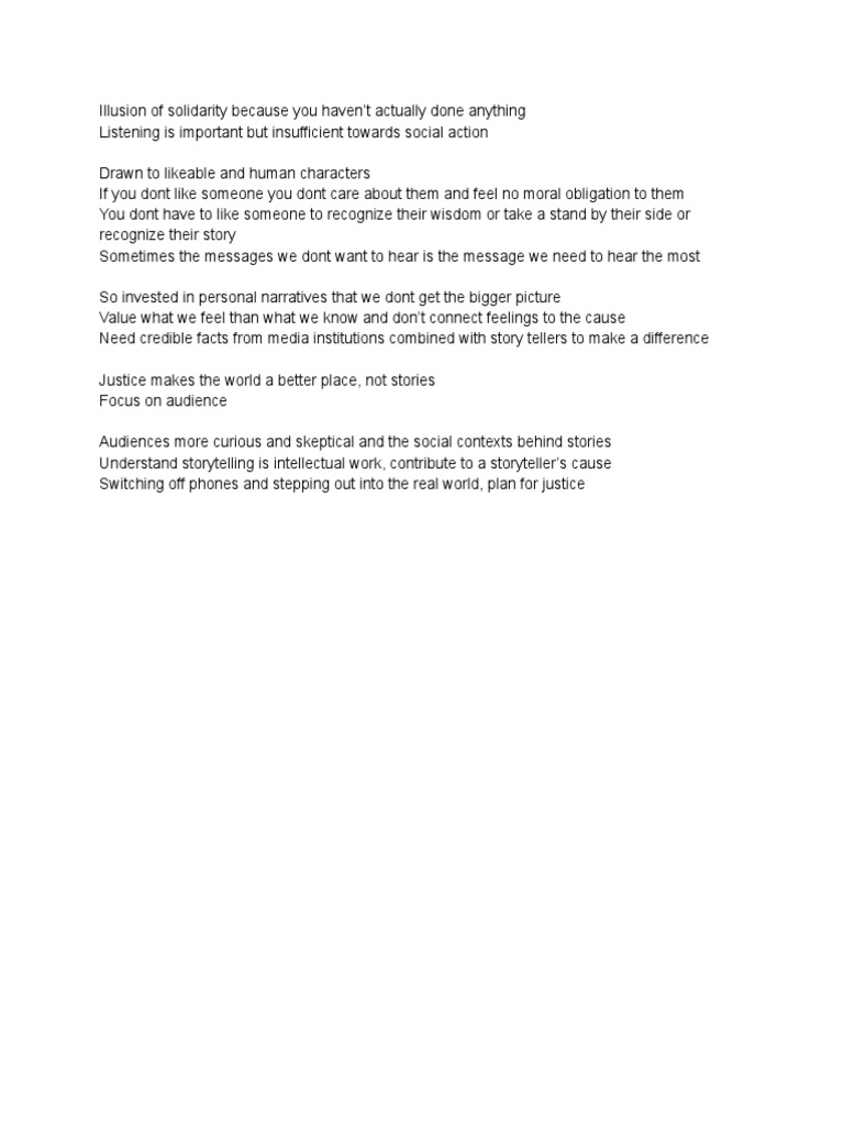 Ted Talk Notes | PDF | Social Science