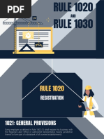 Rule 1020 DOLE | PDF