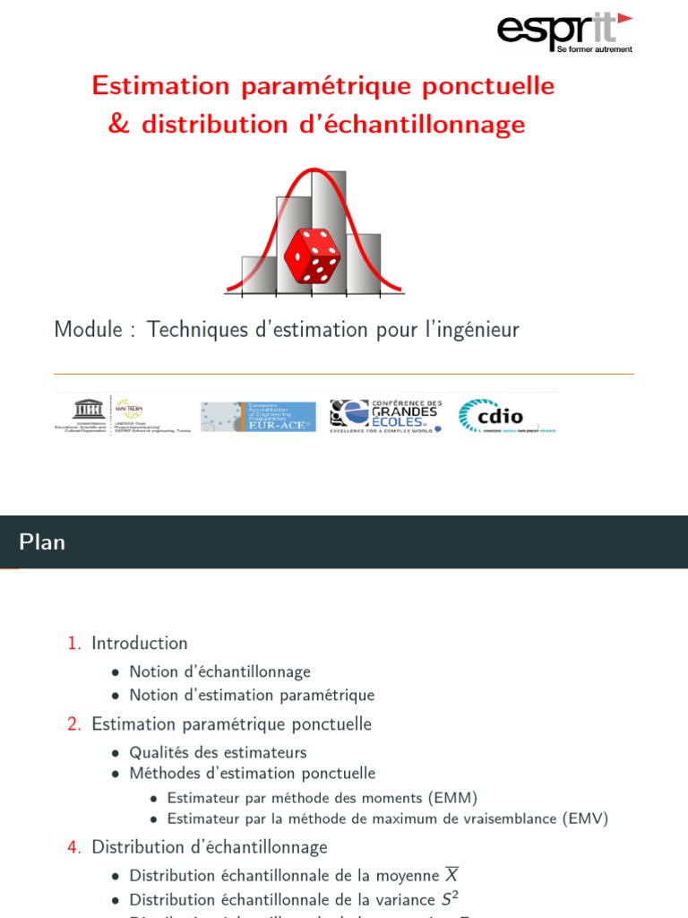 Estimateur Ponctuel Et Qualités Destimateurs | PDF | Estimateur ...
