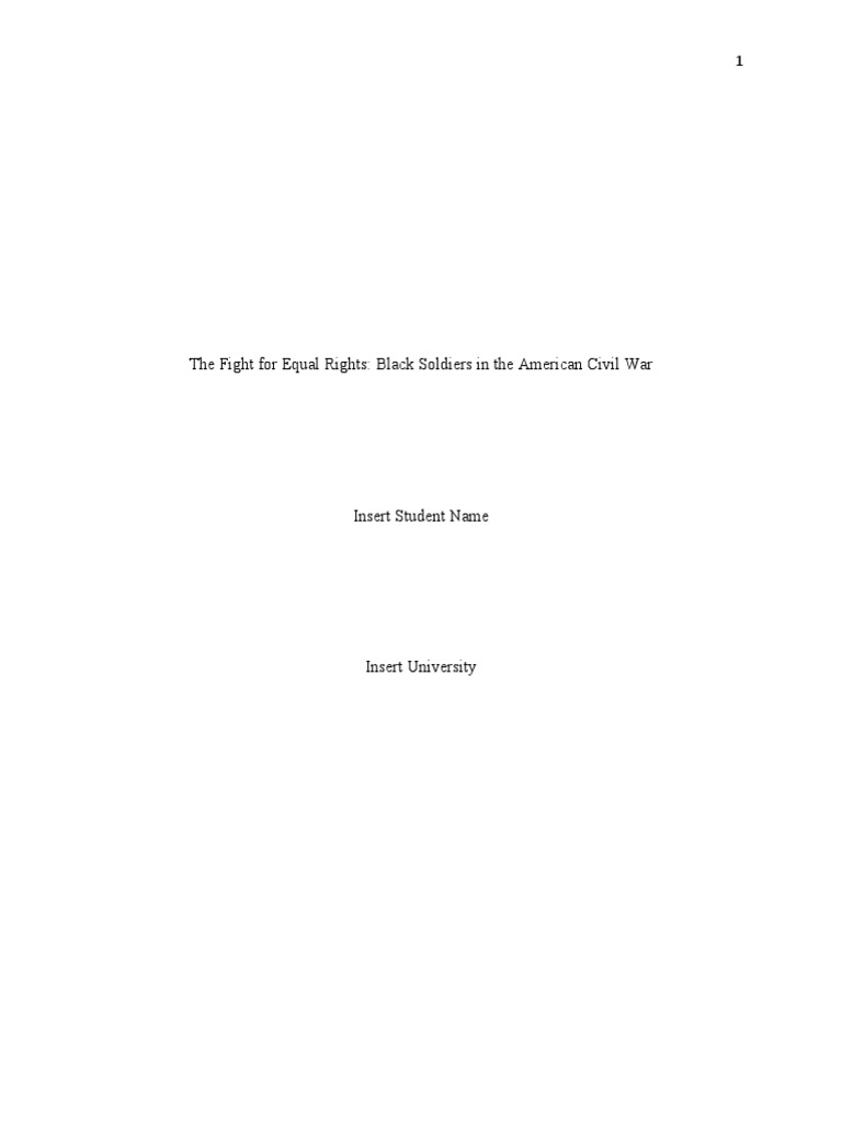 The Fight For Equal Rights | PDF | Emancipation Proclamation | American ...