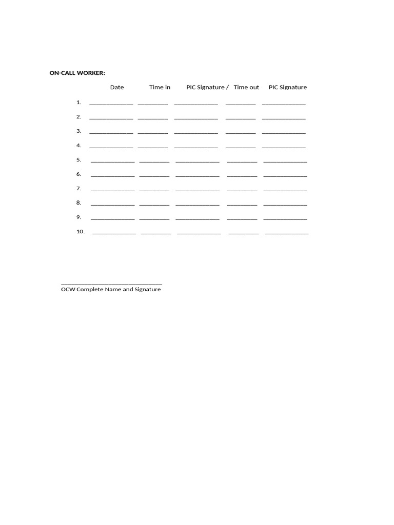 OCW Agreement Form - Massive123 | PDF | Business | Finance & Money ...