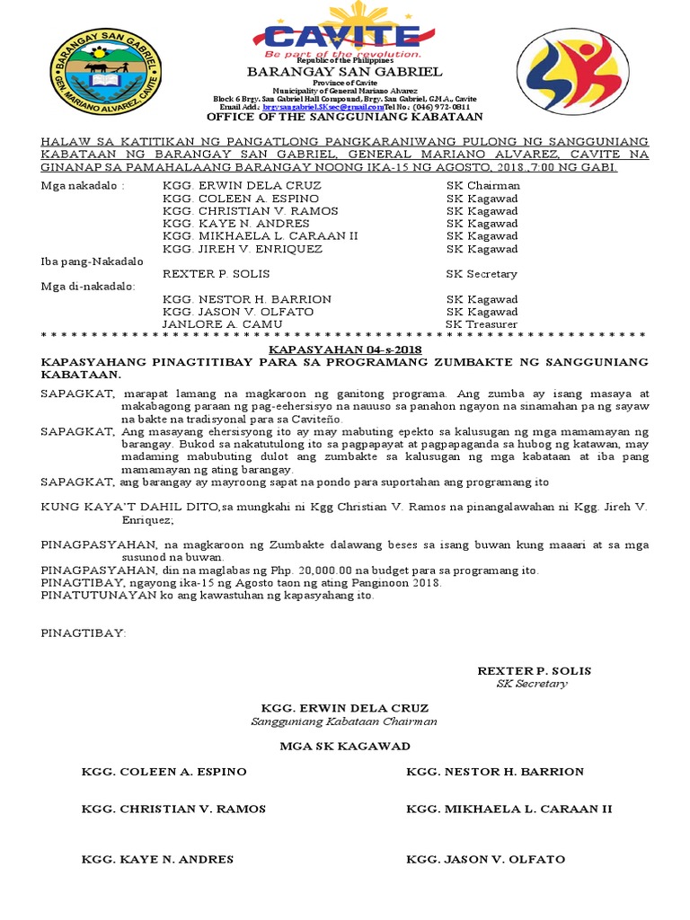 Zumba Resolution | PDF