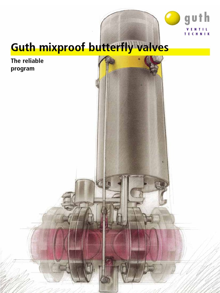 Guth Mixproof Butterfly Valves: The Reliable Program | PDF | Valve ...