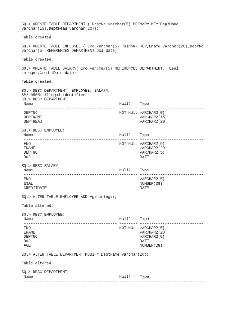 SQL File Q1 | PDF | Software Design | Information Management