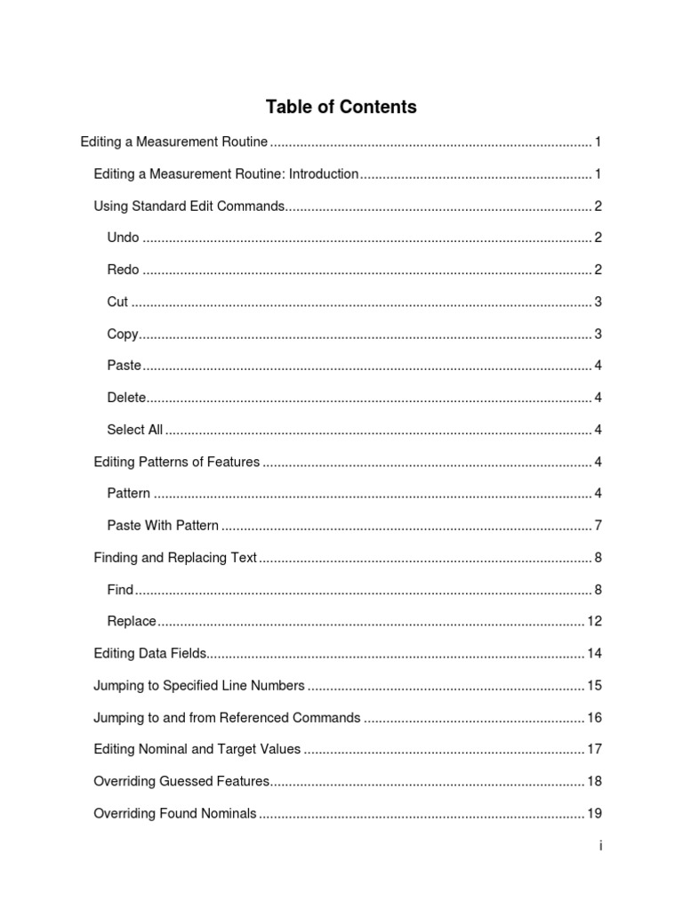 Hexagon Pc-Dmis 07 - Editing A Measurement Routine | PDF | Menu ...