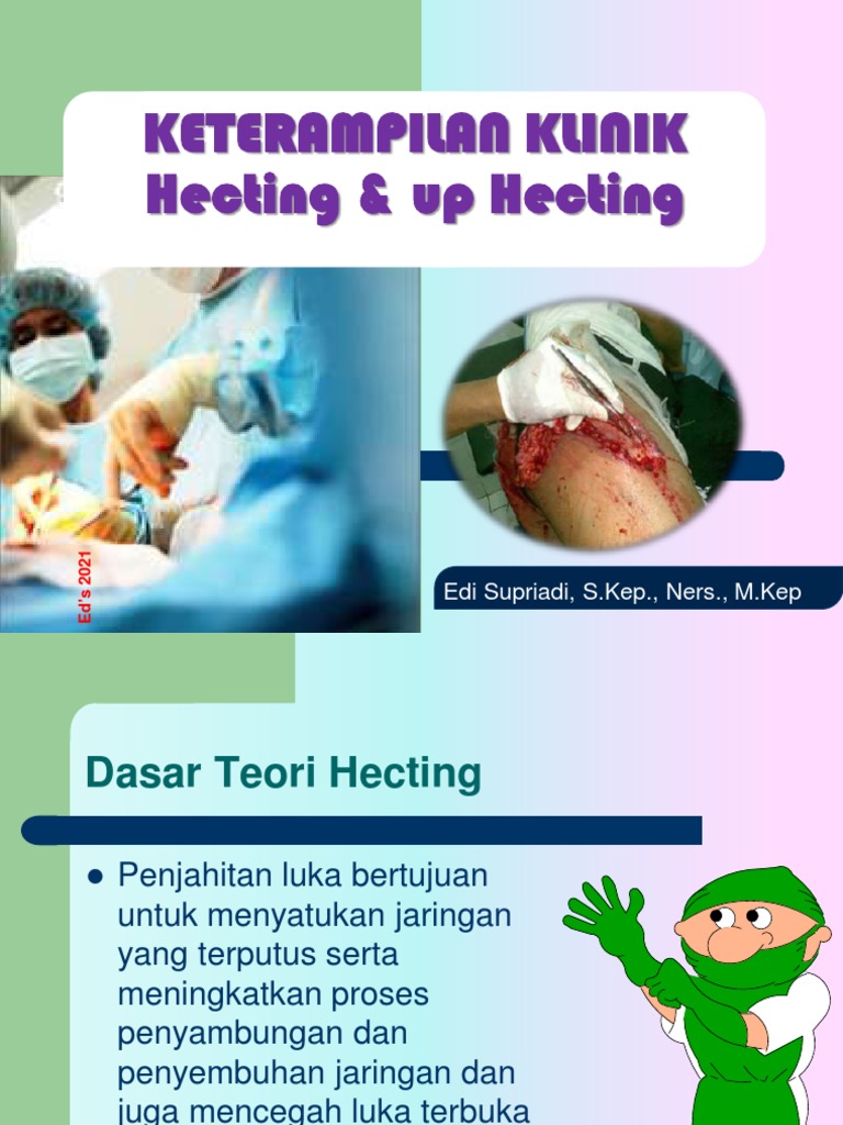Menjahit Luka Dan Up Hecting Edi | PDF | Kesehatan Holistik