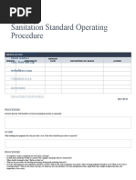Restaurant Standard Operating Procedure | PDF | Wellness
