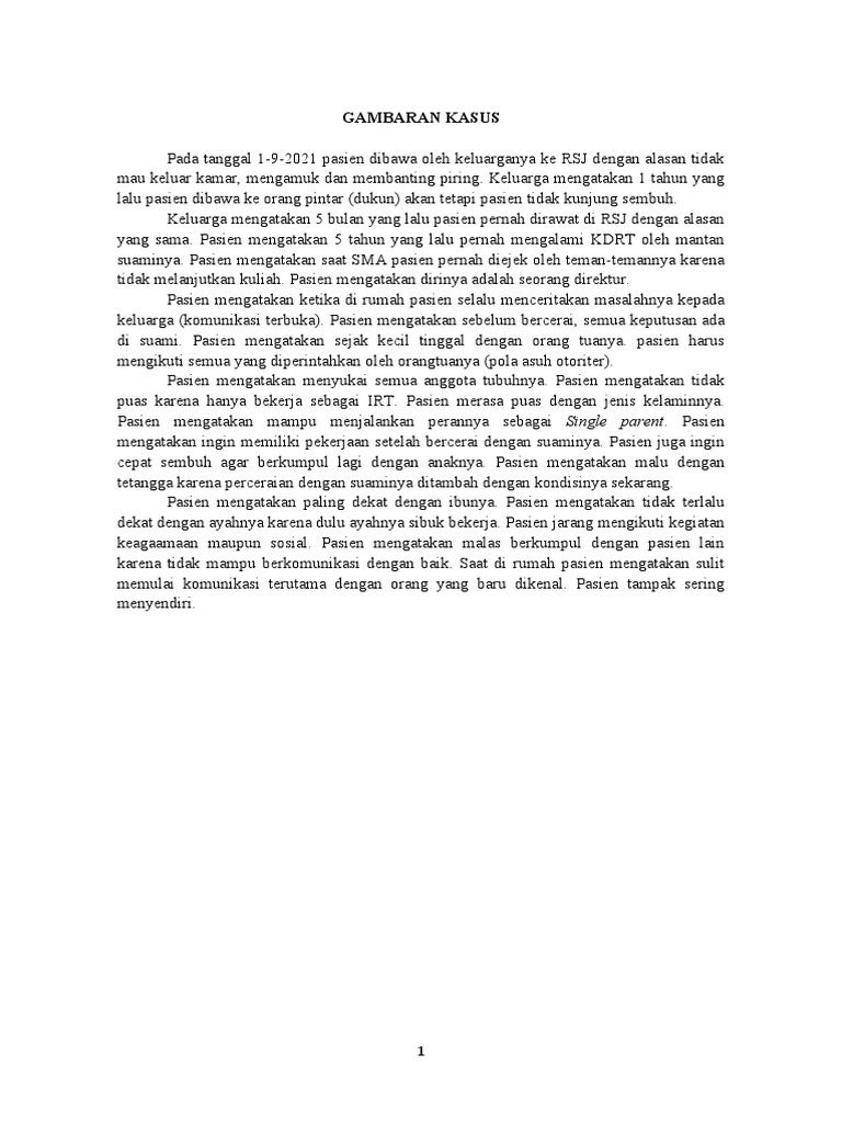 Contoh Askep Jiwa | PDF