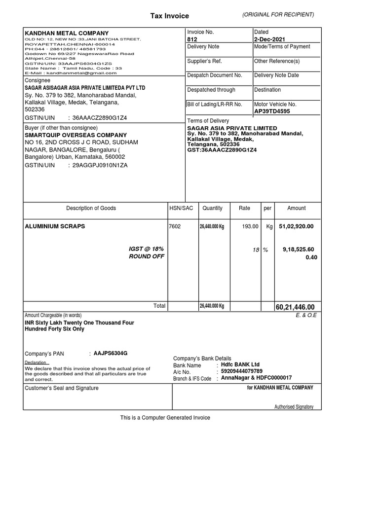 Tax Invoice | PDF | Invoice | Taxes