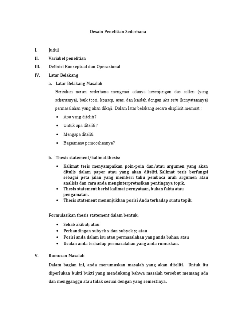 Desain Penelitian Format Word | PDF | Filsafat | Sains & Matematika